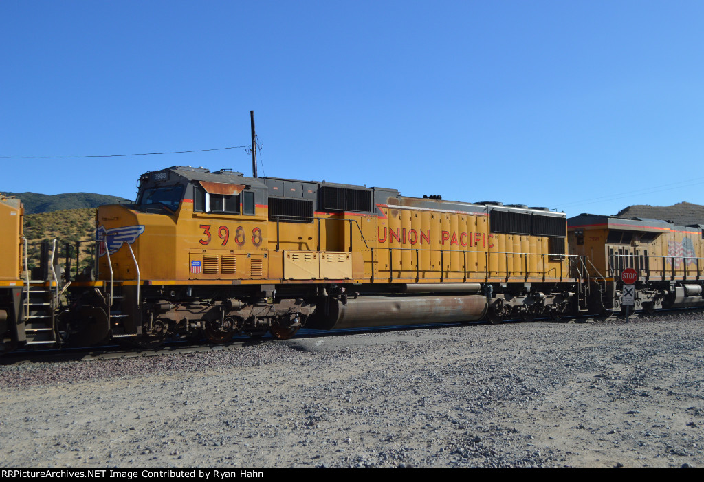 An Ex SP SD70M races East